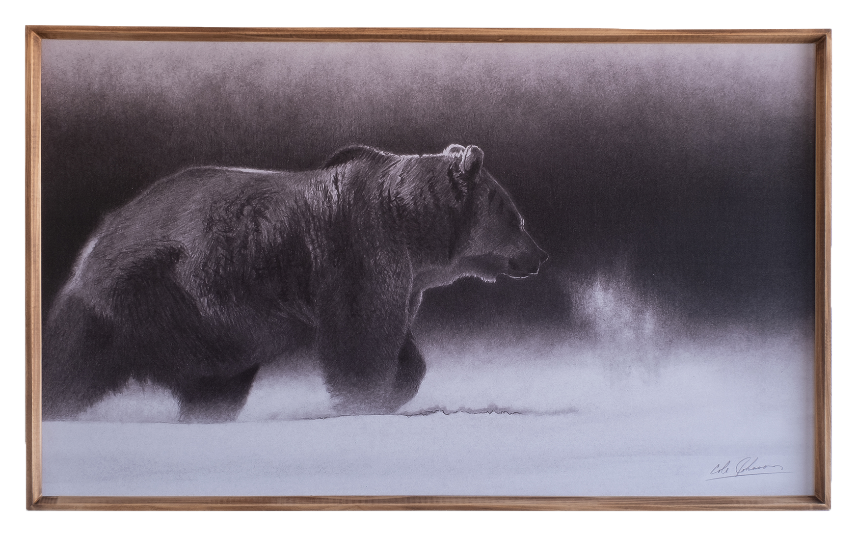 Open Road Brands Bear Framed MDF Wall Art by Cole Johnson | Bass Pro Shops